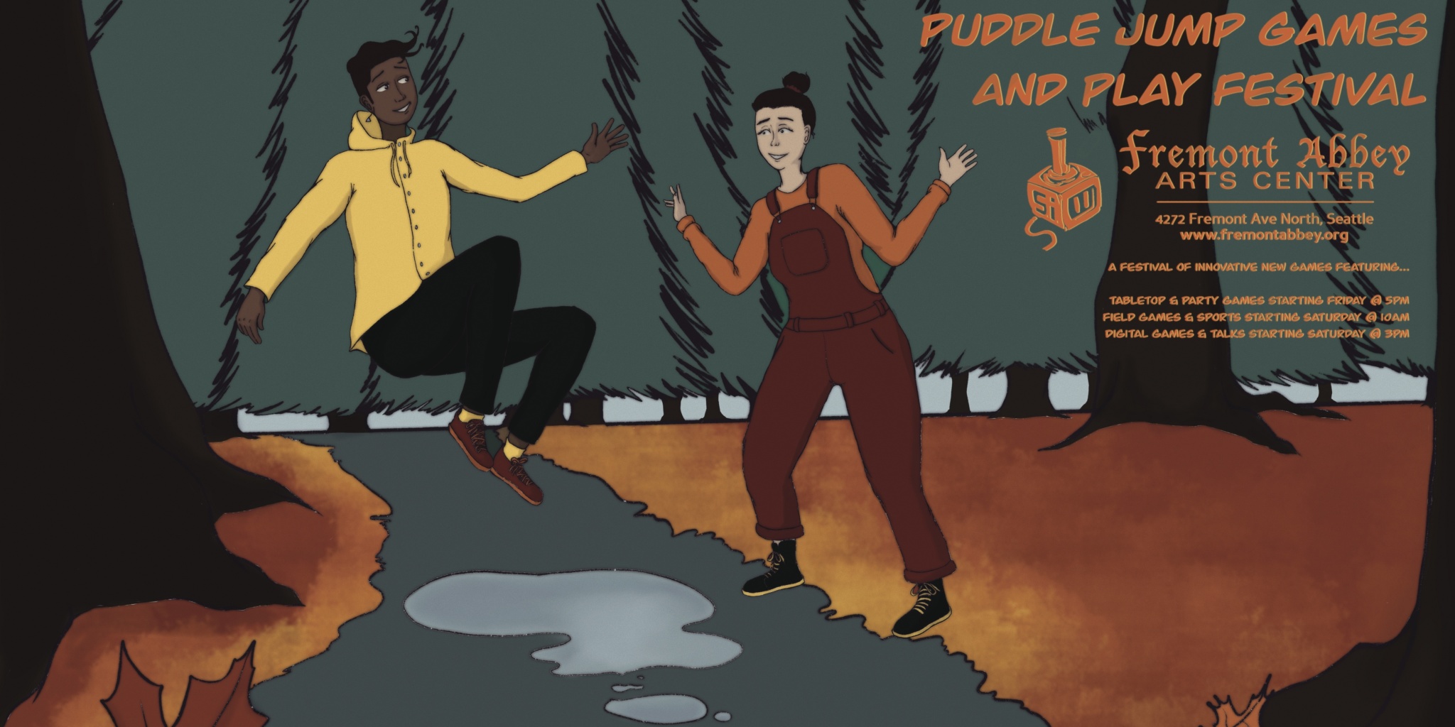 11/12 Puddle Jump Games - Abbey Arts Presents, Seattle (Fremont Abbey ...